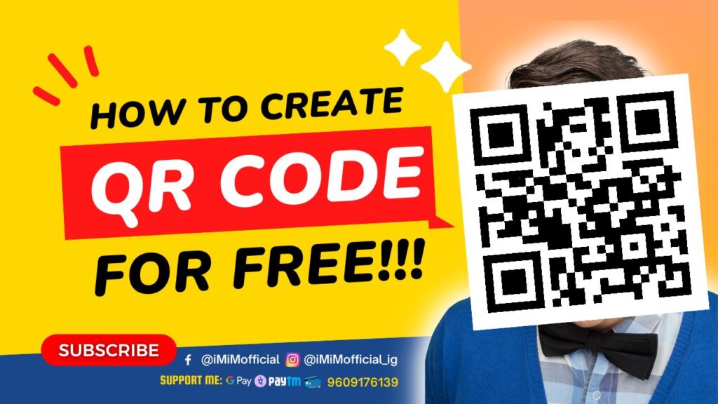 How To Create QR Code For Free 100% - 2025 iMiMDesign™ Co.