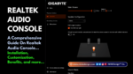 Realtek Audio Console: A Comprehensive Guide - 2025 iMiMDesign™ Co.