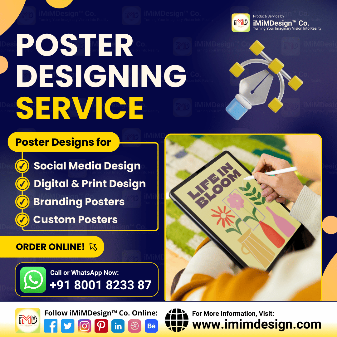 Professional Poster Designing Service - iMiMDesign™ Co.